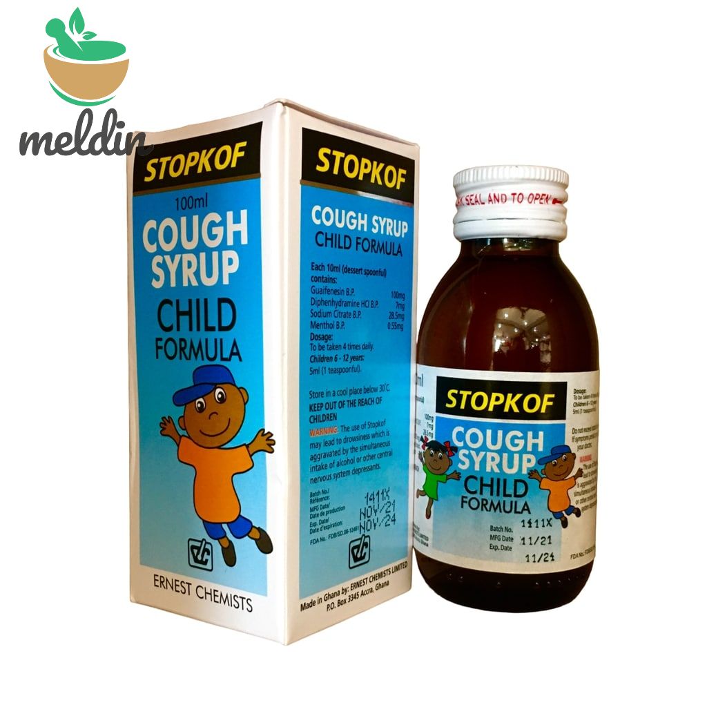 STOPKOF CHILDREN SYRUP 100ML | Meldinpharma