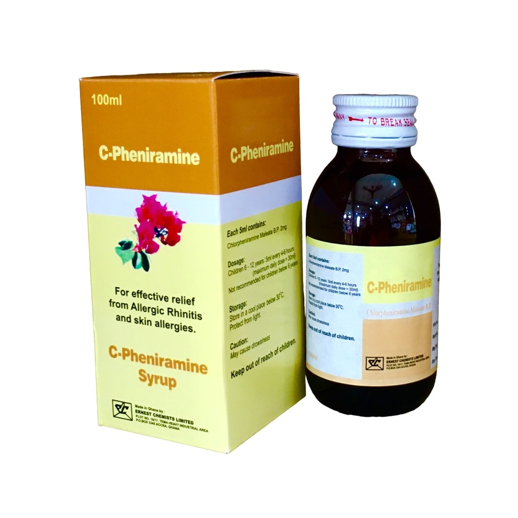 C-PHENIRAMINE SYRUP 125ML | Meldinpharma