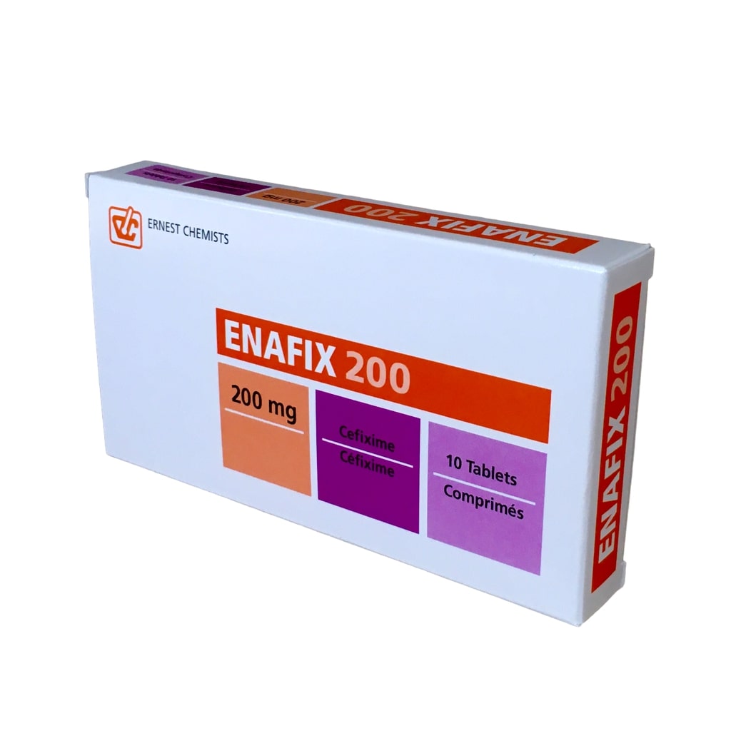 ENAFIX(CEFIXIME) TABS 200MG 10' | Meldinpharma