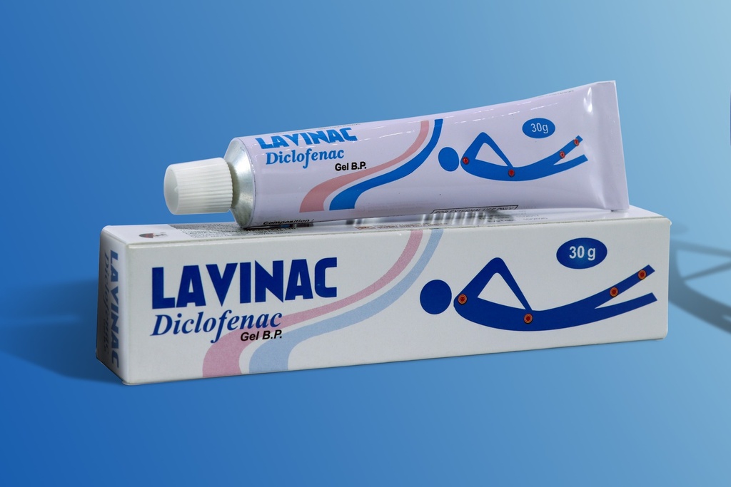 Lavinac Gel 30Gm (Diclofenac) | Meldinpharma