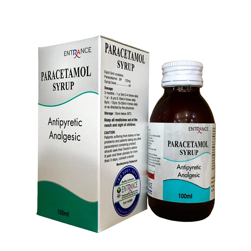 Paracetamol Syr 125Mg/5Ml 100Ml (Entrance) | Meldinpharma