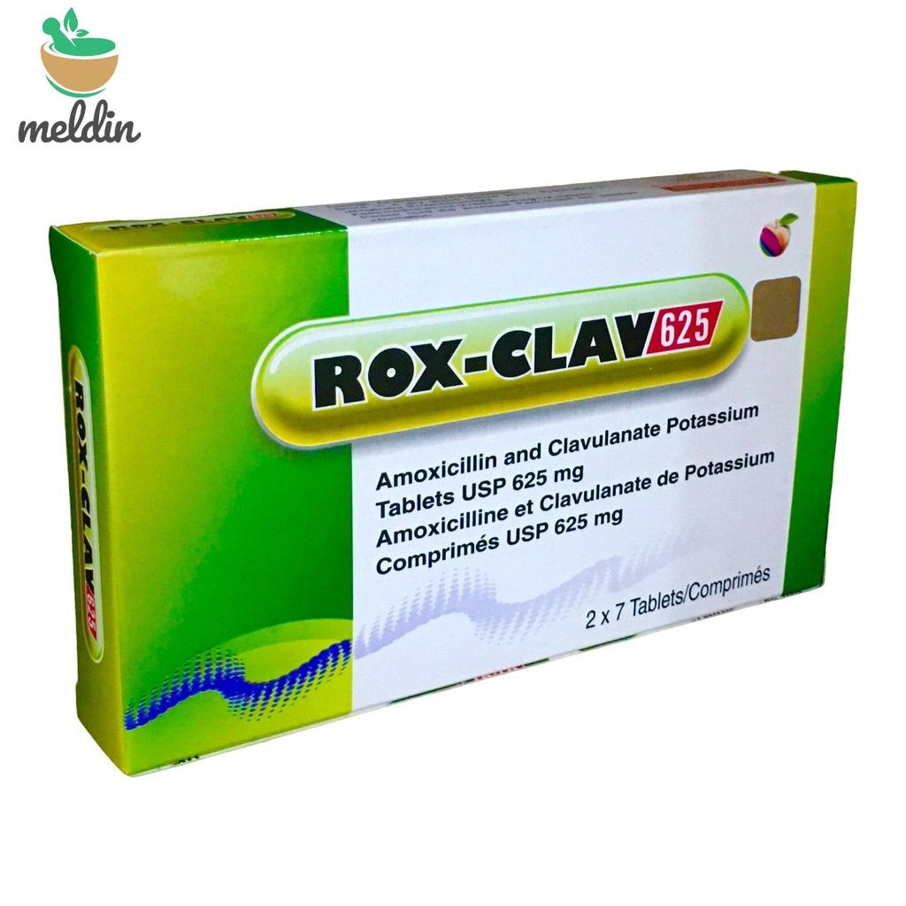 ROX-CLAV 625MG TAB (Amoksiklav) | Meldinpharma