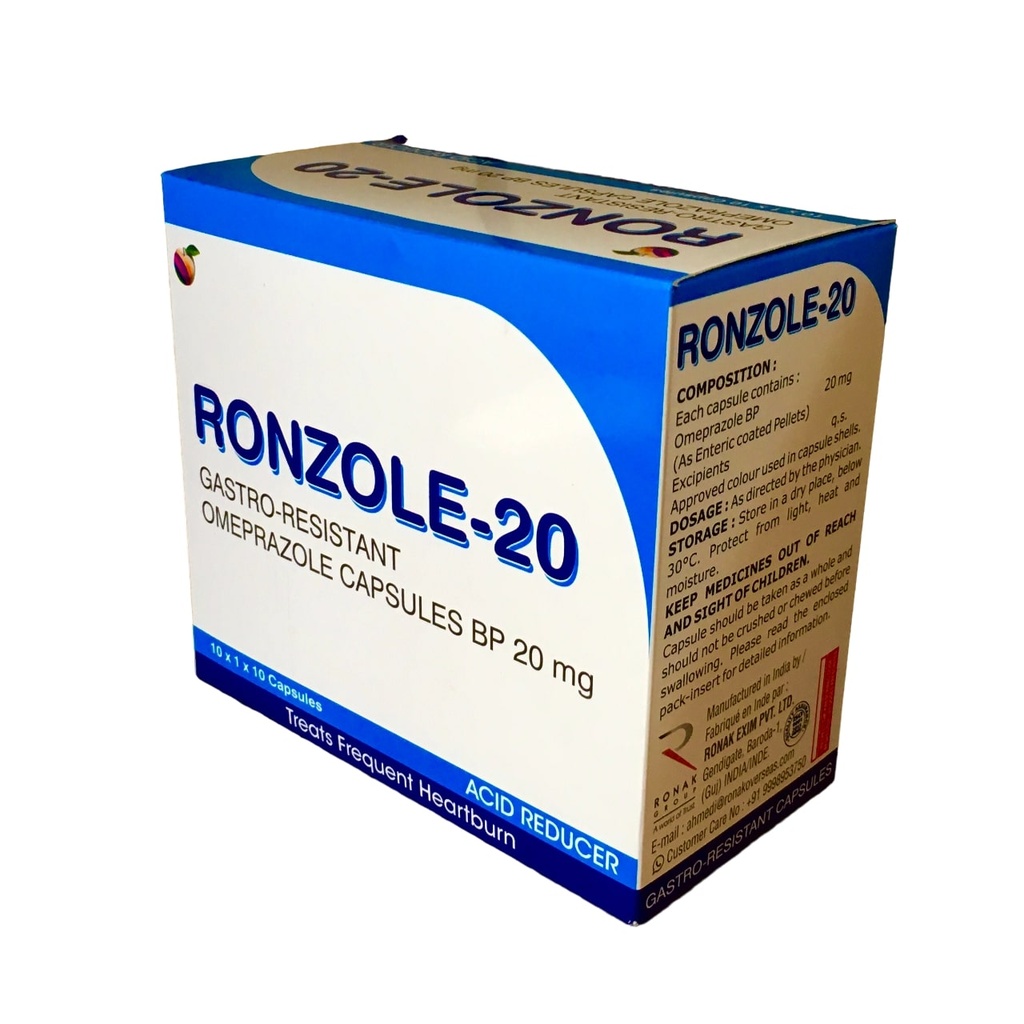 RONZOLE-20 (OMEPRAZOLE) | Meldinpharma
