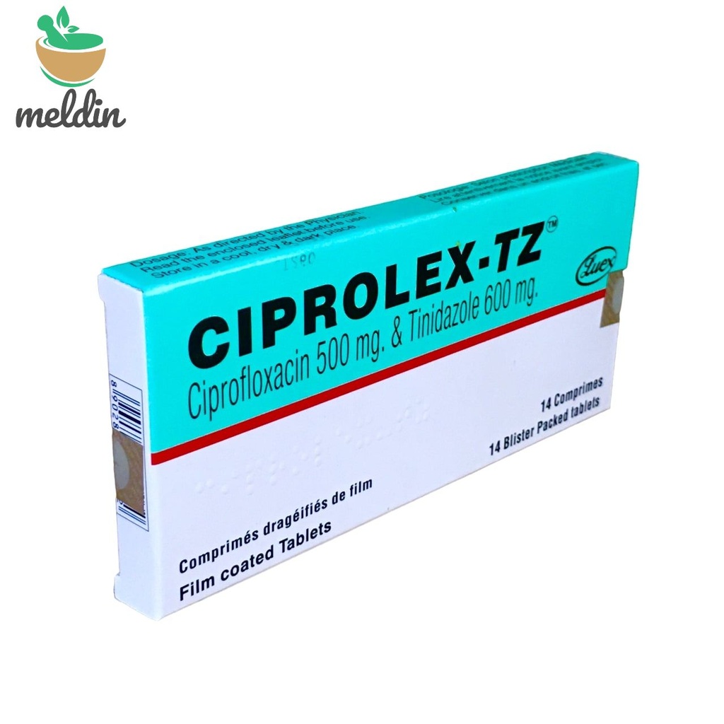 CIPROLEX TZ TABLETS 14'S | Meldinpharma