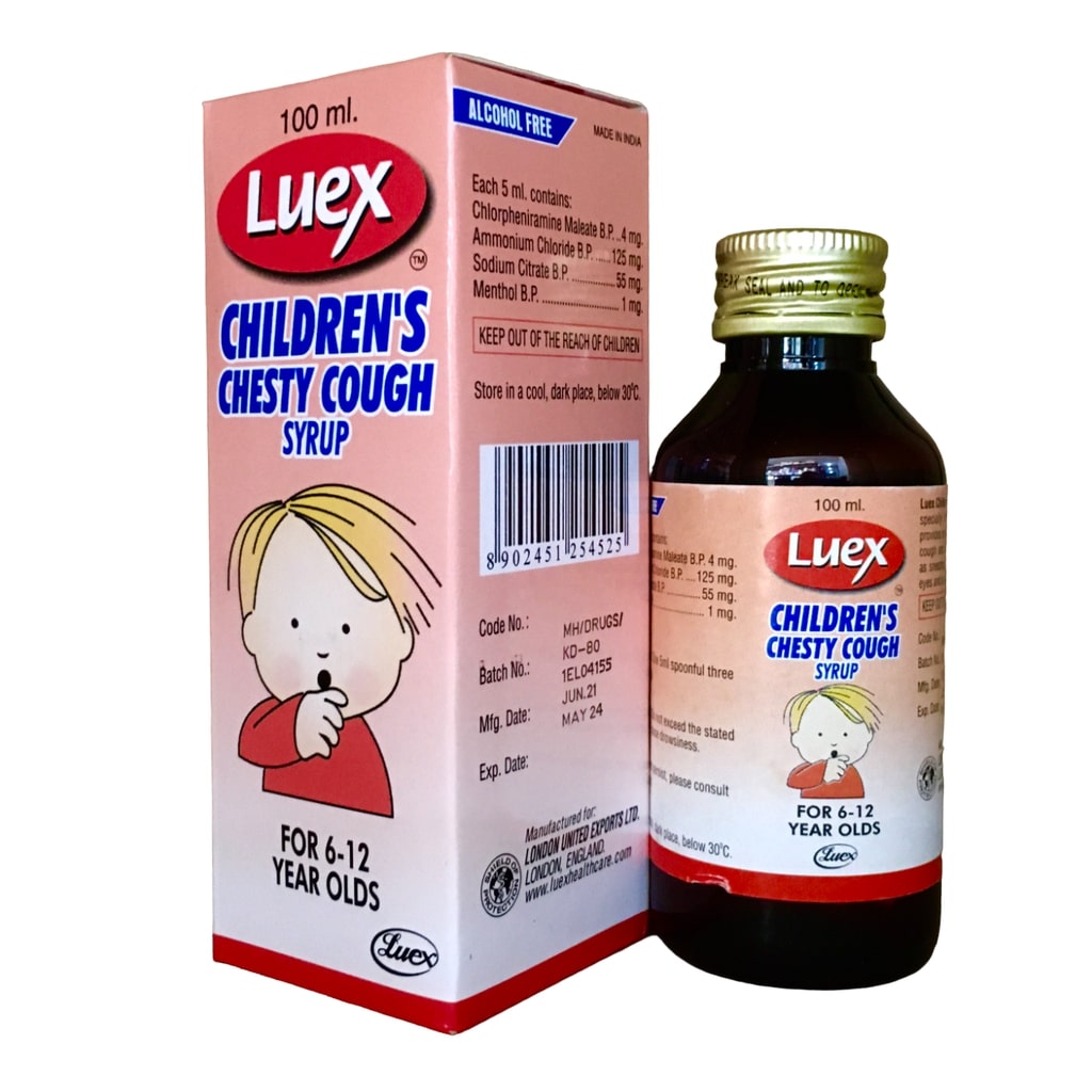 LUEX CHILD CHESTY COUGH SYRUP 150ML | Meldinpharma
