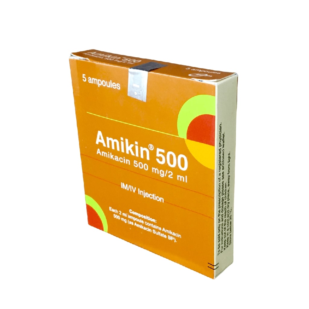 AMIKACIN INJ 500MG 2ML 5'S INCEPTA | Meldinpharma