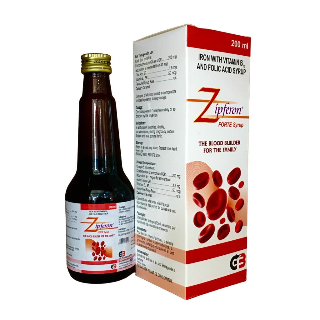 Zipferon Forte Syrup 200Ml | Meldinpharma