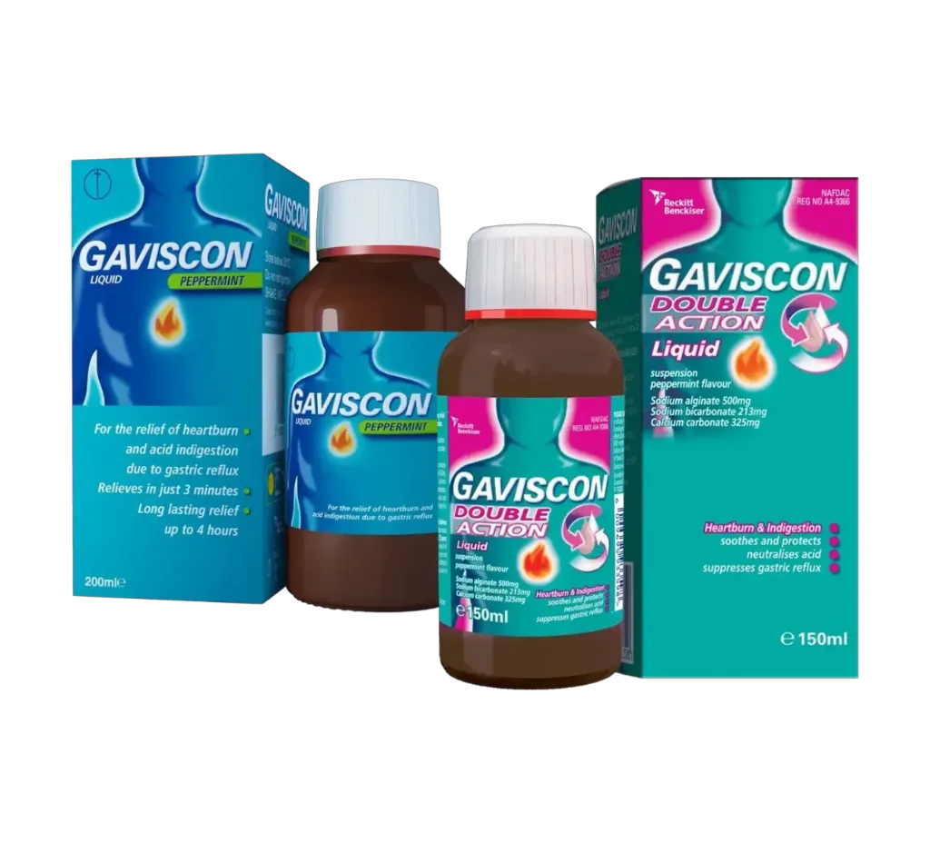 GAVISCON DOUBLE ACTION SYR 150ML | Meldinpharma