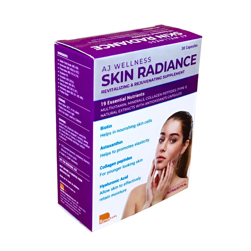 AJ WELLNESS Skin Radiance 30's | Meldinpharma